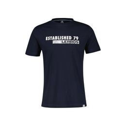 Lerros T-Shirt »Logo T-Shirt, unifarben« CLASSIC NAVY 3XL 3XL Logoprint auf der Brust