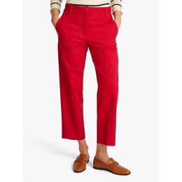 Tommy Hilfiger Chinohose mit Bügelfalten Medium Red 40 - N-Gr N-Gr 40 Chinohose von Tommy Hilfiger