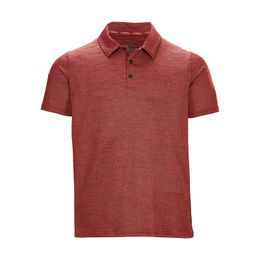 Killtec Herren Poloshirt &raquo;MN PL SHRT&laquo; Feuchtigkeitstransportierendes, schnelltrocknendes Melange-Poloshirt rot L