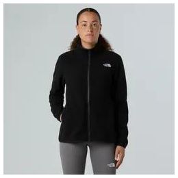 Fleecejacke The North Face "W GLACIER FLEECE JACKET", Gr. XL, tnf schwarz, Obermaterial: 100% Polyester, normal, Jacken Fleecejacke, f&uuml;r Erwachsene, feuchtigkeitsabweisendes Material, sportlicher Stil