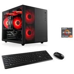 CSL PC "Cube V24182", schwarz, Microsoft Windows 11 Home (64 Bit), 32 GB RAM 1.000 GB SSD, Desktop-PCs, PC