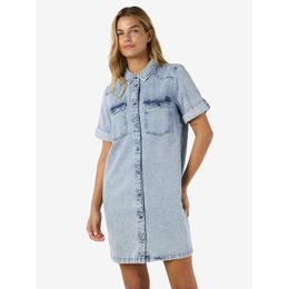 Noisy may Jeanskleid »NMNEW SIGNE S/S DENIM DRESS VI003LB NOOS« Brusttaschen Light Blue Denim S (36) - N-Gr N-Gr S (36) Kurzes Denim-Kleid von...