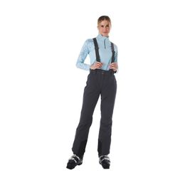 Killtec Damen Skihose &raquo;KSW 249 WMN SKI PNTS&laquo; Wasser- und winddicht, abnehmbare Tr&auml;ger, verstellbare Taille blau 46, Normalgr&ouml;&szlig;en
