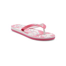 Roxy Sandale &raquo;Tahiti&laquo; Super Pink/White 34 34 Obermaterial: Weiches, zweifarbiges...