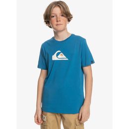 Quiksilver T-Shirt »Comp Logo« Vallarta Blue 14(155-164cm) 14(155-164cm) Stoff: leichter Baumwoll-Jersey [160 g/m2]
