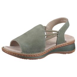 Ara Riemchensandale »HAWAII«, Sommerschuh, Sandalette, Keilabsatz, mit Stretch-Bänder, G-Weite salbei 41 41 Zum Schlupfen