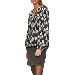 s.Oliver Langarmbluse mit All-Over Print asphalt aop 40 40 Bluse von s.Oliver