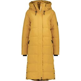 alife and kickin ALIFE & KICKIN Steppjacke »Damen KatiaAK A« mit Kapuze Langer Wintermantel mit großer Kapuze und regulierbarer Beinfreiheit camel XL XL Dein...