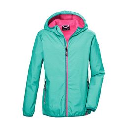 Killtec M&auml;dchen Funktionsjacke &raquo;KOS 138 GRLS JCKT&laquo; Kinderjacke: wasserdicht, reflektierend, elastisch blau 140