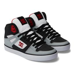 DC Shoes Sneaker »Pure High-Top« Black/Grey/Red 12,5(46,5) 12,5(46,5) Leder-, Nubukleder- und/oder Wildlederobermaterial