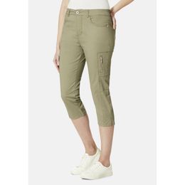 STOOKER WOMEN 7/8-Hose »Tahiti Fashion Capri Slim Fit« Capri Slim Fit Casual Clean Wash Twill Coloured für Damen olive 36 - Länge 21 Länge 21 36...