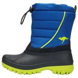 Winterboots Kangaroos "K-Ben", Kinder, Gr. 39, skydiver, limetta, Synthetik, Textil, Schuhe Winterboots, Wasserabweisend,Winterschuhe, Winterstiefel, Snowboots