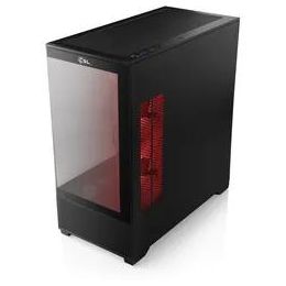 CSL Gaming-PC-Komplettsystem "AeroVision V24396", Energieeffizienz: E (A-G), schwarz, Microsoft Windows 11 Home (64 Bit), 32 GB RAM 1.000 GB SSD, Computer_Komplettsysteme