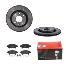 Brembo Bremsensatz, Scheibenbremse 1420-55111 vorne rechts links innenbel&uuml;ftet 266mm f&uuml;r CITRO&Euml;N (DF-PSA) PEUGEOT VAUXHALL OPEL DS FENGSHEN E169141 35