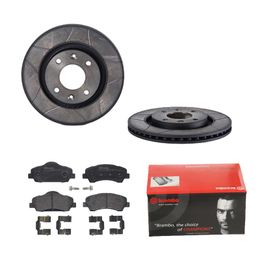 Brembo Bremsensatz, Scheibenbremse 1420-57500 vorne rechts links innenbel&uuml;ftet 266mm f&uuml;r CITRO&Euml;N (DF-PSA) PEUGEOT VAUXHALL OPEL DS FENGSHEN E169141 35