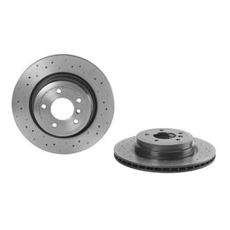 Brembo Bremsscheibe XTRA LINE 09.A270.1X hinten rechts links Gelocht 336mm f&uuml;r BMW (BRILLIANCE) 34216855004 34216764655