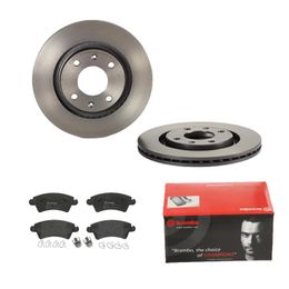 Brembo Bremsensatz, Scheibenbremse 1420-55082 vorne rechts links innenbel&uuml;ftet 266mm f&uuml;r PEUGEOT CITRO&Euml;N E172132 95632048 95667809