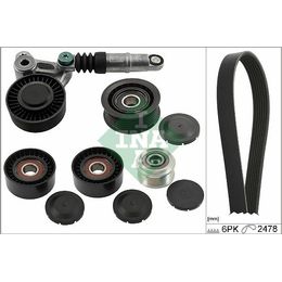 INA Keilrippenriemensatz f&uuml;r SKODA VW SEAT AUDI PORSCHE 95810221600 059903015T 059903019 529 0520 20