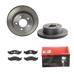 Brembo Bremsensatz, Scheibenbremse vorne rechts links innenbel&uuml;ftet 280mm f&uuml;r RENAULT KIA JEEP CHRYSLER VIASA 83504371 4713175 4883344AD 1420-56209