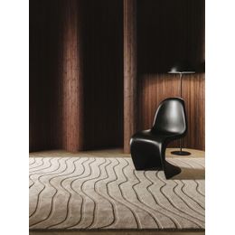 benuta Finest Wollteppich Terra Taupe 160x230 cm - Naturfaserteppich aus Wolle
