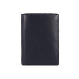 DuDu Geldbörse RFID Leder 9,5 cm in navy | Gr.: onesize
