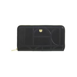 DuDu Up Geldbörse RFID Schutz Leder 20 cm in black-nude | Gr.: onesize