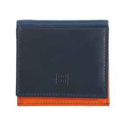 DuDu Geldbörse Leder 9,5 cm in navy | Gr.: onesize