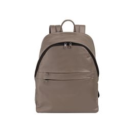 DuDu New York Daypack Leder 41 cm Laptopfach in taupe | Gr.: onesize