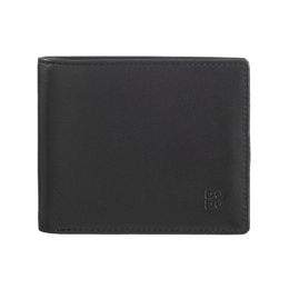 DuDu Geldbörse RFID Leder 11 cm in schwarz | Gr.: onesize