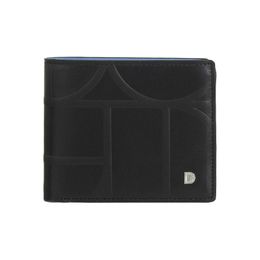 DuDu Up! Geldbörse RFID Schutz Leder 10.5 cm in black-pastel blue | Gr.: onesize