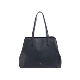 DuDu Pauline Shopper Tasche Leder 36 cm in navy | Gr.: onesize