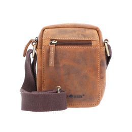 Green Burry Greenburry Vintage Travel 2 Umh&auml;ngetasche Leder 15 cm in brown | Gr.: onesize