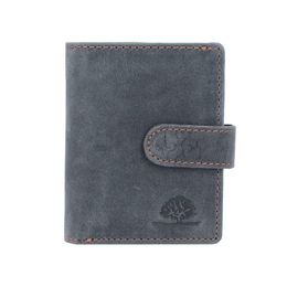 Green Burry Greenburry Vintage Original Geldbörse RFID Leder 8 cm in steel blue-orange | Gr.: onesize