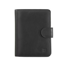 DuDu Geldbörse RFID Leder 11 cm in schwarz | Gr.: onesize