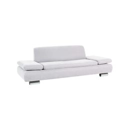 others SOFA 2,5-Sitzer Kaye Bezug Veloursstoff Metallfuß verchromt / creme | Gr.: onesize