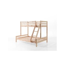 others ETAGENBETT Kathlin 208x167x156 aus Massivholz in natur | Gr.: onesize