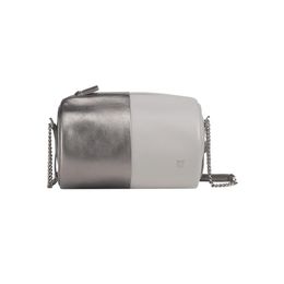 DuDu Abigail Umhängetasche Leder 19.5 cm in silber | Gr.: onesize