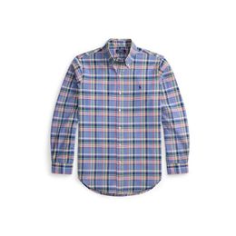 Polo Ralph Lauren Hemd 'CLASSIC' Herren Gr&ouml;&szlig;e XXL navy / royalblau / limette / rubinrot