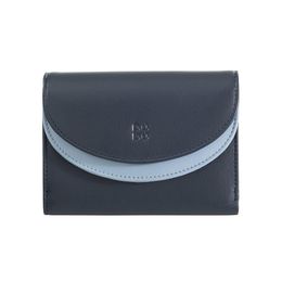 DuDu Geldbörse RFID Leder 13 cm in navy | Gr.: onesize