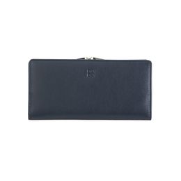 DuDu Geldbörse RFID Schutz Leder 19.5 cm in navy | Gr.: onesize