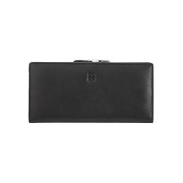 DuDu Geldbörse RFID Schutz Leder 19.5 cm in schwarz rose | Gr.: onesize