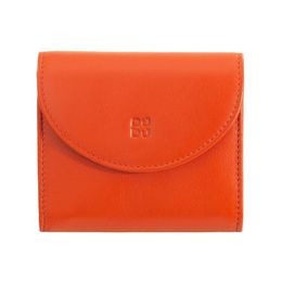 DuDu Malaga Geldbörse RFID Schutz Leder 8.5 cm in pumpkin | Gr.: onesize