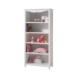 58 aufm Kessel STANDREGAL Kamila 90x40x190 Kinderzimmerregal MDF Wei&szlig; | Gr.: onesize