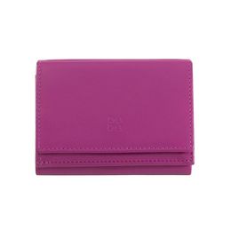 DuDu Geldbörse Leder 10 cm in fuchsia | Gr.: onesize