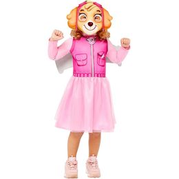 Amscan Kinderkostüm Skye aus Paw Patrol Kleid Flügel Maske Hund Karneval 5+ | Gr.: onesize