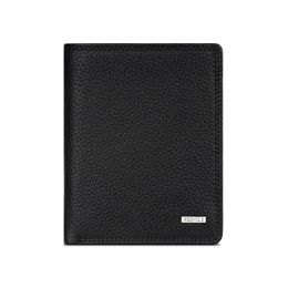 Redolz Leather Essentials HF Geldbörse RFID Leder 9,5 cm ausklappbar in black | Gr.: onesize