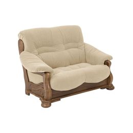 others SOFA 2-Sitzer Katlin Bezug Flockstoff Eiche rustikal P43 / sand | Gr.: onesize