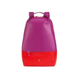 DuDu Rucksack Leder 37 cm in fuchsia | Gr.: onesize