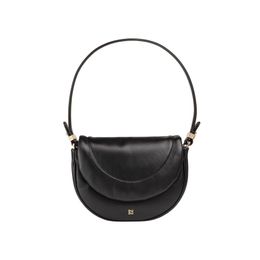 DuDu Schultertasche Leder 22 cm in black | Gr.: onesize