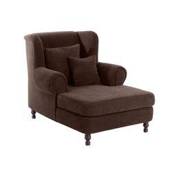 others SESSEL XXL Karley Bezug Veloursstoff Buche nussbaum dunkel / braun | Gr.: onesize